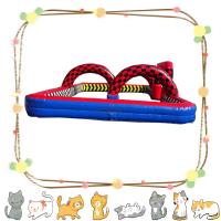 China Outdoor Inflatable Racing Car Slider Dry Slides Castle Bounce House for Children for sale
