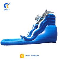China Bouncy Castle Water Slide Crocodile Creek Inflatable Water Pool and Slide Jumping Castle for sale