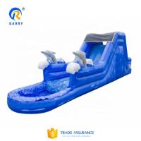 China Bouncy Castle Water Slide Crocodile Creek Inflatable Water Pool and Slide Jumping Castle for sale