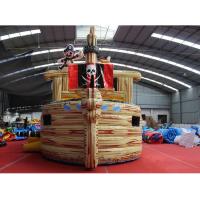 China Large Inflatable Pirate Bouncer Slide Popular Rental Water Slide with Bouncy Castle for sale