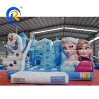 China Jumping Castle Adventure Commercial Inflatable Frozen Bouncy House for Rental for sale
