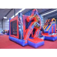 China Kids' Favorite Superhero Red Spider Man Inflatable Bounce House Combo with Slide for sale