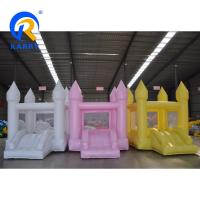 China Colored Balls Inflatable Moon Mini Toddler Jumping Bounce House for Wedding Party Rental for sale