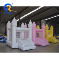 China Colored Balls Inflatable Moon Mini Toddler Jumping Bounce House for Wedding Party Rental for sale