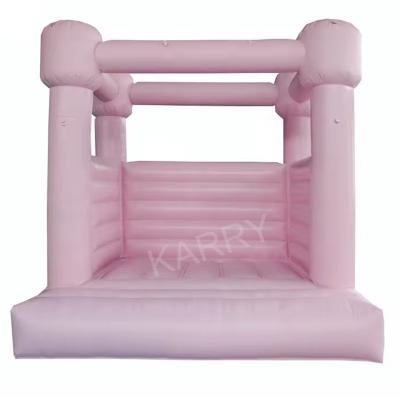 China Gender Unisex Portable Custom Wedding Pink Inflatable Bounce Castle Toddler Bouncer for sale