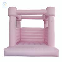 China Gender Unisex Portable Custom Wedding Pink Inflatable Bounce Castle Toddler Bouncer for sale