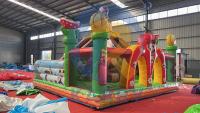 China Jumping Bouncy Slide with Repair Kits Commercial PVC Inflatable Mario Fun City Park for sale