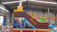 China Jumping Bouncy Slide with Repair Kits Commercial PVC Inflatable Mario Fun City Park for sale