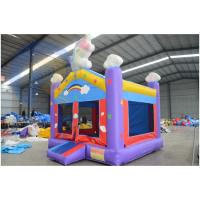 China Unisex Inflatable Bounce House with Slide Cute Cartoon Unicorn PVC Jumping Castle for sale