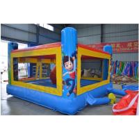 China PORTABLE PVC Children's Amusement Bounce Trampoline Inflatable Bouncy Castle with Slides for sale