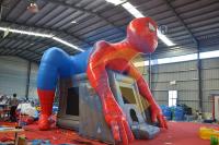 China CE Blower and Repair Kit Included Popular Spider man Bouncy Slide Combo for Commercial for sale