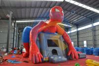 China CE Blower and Repair Kit Included Popular Spider man Bouncy Slide Combo for Commercial for sale
