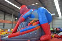 China CE Blower and Repair Kit Included Popular Spider man Bouncy Slide Combo for Commercial for sale