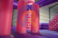China Unisex Inflatable Princess Knight Bounce House with Slide and Repair Kit Included for sale