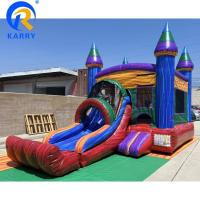 China Outdoor Inflatable Bouncy Castle Moonwalk for Children's Entertainment Rental for sale