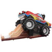 China 5-10 Passenger PVC Crazy Truck Inflatable Bouncer Slide Combo Acceptable OEM Material for sale