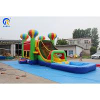 China Inflatable Bouncer Slide Combo Romantic Balloon Design for Jumping and Swimming Fun for sale