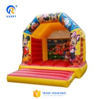 China Party Rentals Residential Customized Mini Inflatable Castle Bounce House with Slide for sale