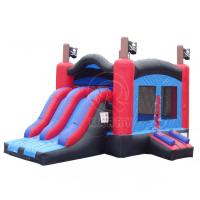 China Customized PVC Inflatable House With Slide Jumping Bouncy Castle For Party Rental Kid Toys Game With Blower for sale