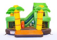 China Logo/Website/Phone/Company Name Printing Inflatable Bounce House with Slide for sale