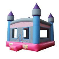 China Custom Colorful PVC Inflatable Bouncy Castle with Water Slide Repair Kits Included for sale