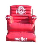 China Age Range 14 Years Up Soft Inflatable PVC Chair Sofa with Logo Printing Customized for sale