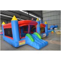 China 0.55mm PVC Tarpaulin Kids Inflatable Bouncer Bounce House with Slide and Jumping Castle for sale