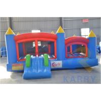 China 0.55mm PVC Tarpaulin Kids Inflatable Bouncer Bounce House with Slide and Jumping Castle for sale