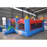 China 0.55mm PVC Tarpaulin Kids Inflatable Bouncer Bounce House with Slide and Jumping Castle for sale