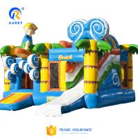 China Soldiers' Top Choice PVC Tarpaulin Inflatable Jumping Castle with Slide for sale