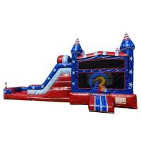 China Inflatable Bouncer Slide and Swimming Pool Combo for British Style Entertainment for sale