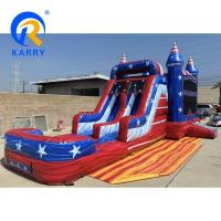China Inflatable Bouncer Slide and Swimming Pool Combo for British Style Entertainment for sale