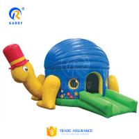 China Kids' Trampoline and Bouncy Castle Slide Combo PORTABLE Outdoor Jumper Inflatable Castle for sale