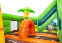 China Age Range 14 Years Up Outdoor Kids Trampoline Game PVC Inflatable Castle with Slide for sale