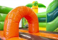 China Age Range 14 Years Up Outdoor Kids Trampoline Game PVC Inflatable Castle with Slide for sale