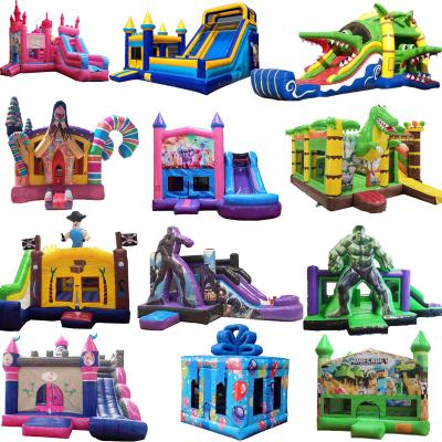 China Adult Bouncer PVC Traditional Castle Inflatable Fun City Slide Jumping Bouncy Castle for sale
