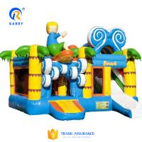 China Features PORTABLE Inflatable Jumping Bouncy Castle Combo for Party Fun and Games for sale