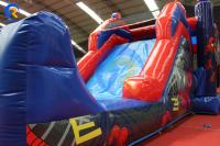 China Customized Logo Acceptable Portable Inflatable Bounce House with Slide and Blower for sale