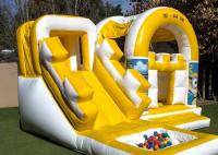 China Commercial Rental Bouncy House with Water Pool and Blower Age Range 8 to 13 Years for sale