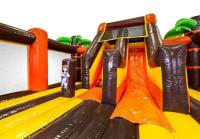 China Unisex Pirate Ship Inflatable Bouncy Castle Slide Combo for Kids Outdoor Playground for sale