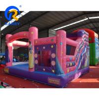 China Circus Theme Inflatable Bouncy Castle Slide Combo for Jumping Fun Max Capacity 100-500kg for sale