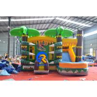 China Kids' Outdoor Adventure Inflatable Bouncer Water Slide with Dinosaur Bounce House for sale