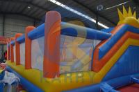 China Portable PVC Bouncer Slide Combo with Obstacle Course and Inflatable Climbing Wall for sale