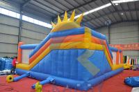 China Portable PVC Bouncer Slide Combo with Obstacle Course and Inflatable Climbing Wall for sale