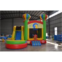 China PORTABLE 5 in 1 Rainbow Balloon Inflatable Bouncing Castle with Slide and Trampoline for sale