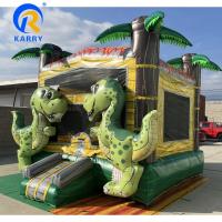 China Commercial Grade PVC Kids Jumper Bouncer Dinosaur Inflatable Bounce House with Blower for sale