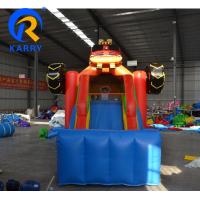 China Indoor and Outdoor Kids Game Amusement Commercial Car Inflatable Castle Combo with Slide for sale