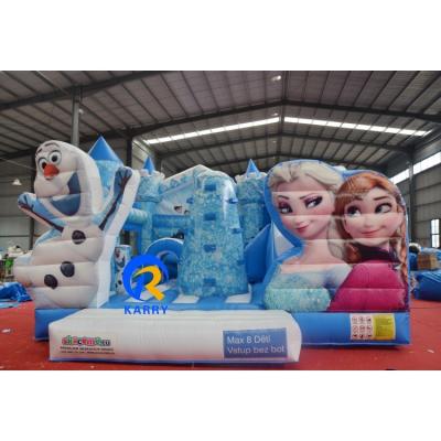 China Unisex Karry Funny Inflatable Princess Castle Bouncy Castle for OEM Frozen Bounce House for sale
