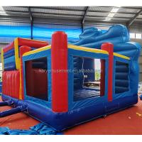 China Blower Commercial Inflatable Dual Lovely Dog Patrol Theme Dry Slide for Kids Unisex for sale