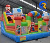 China Commercial Grade 6*4m Performance Inflatable Bouncy Castle with Obstacle Slide Combo for sale